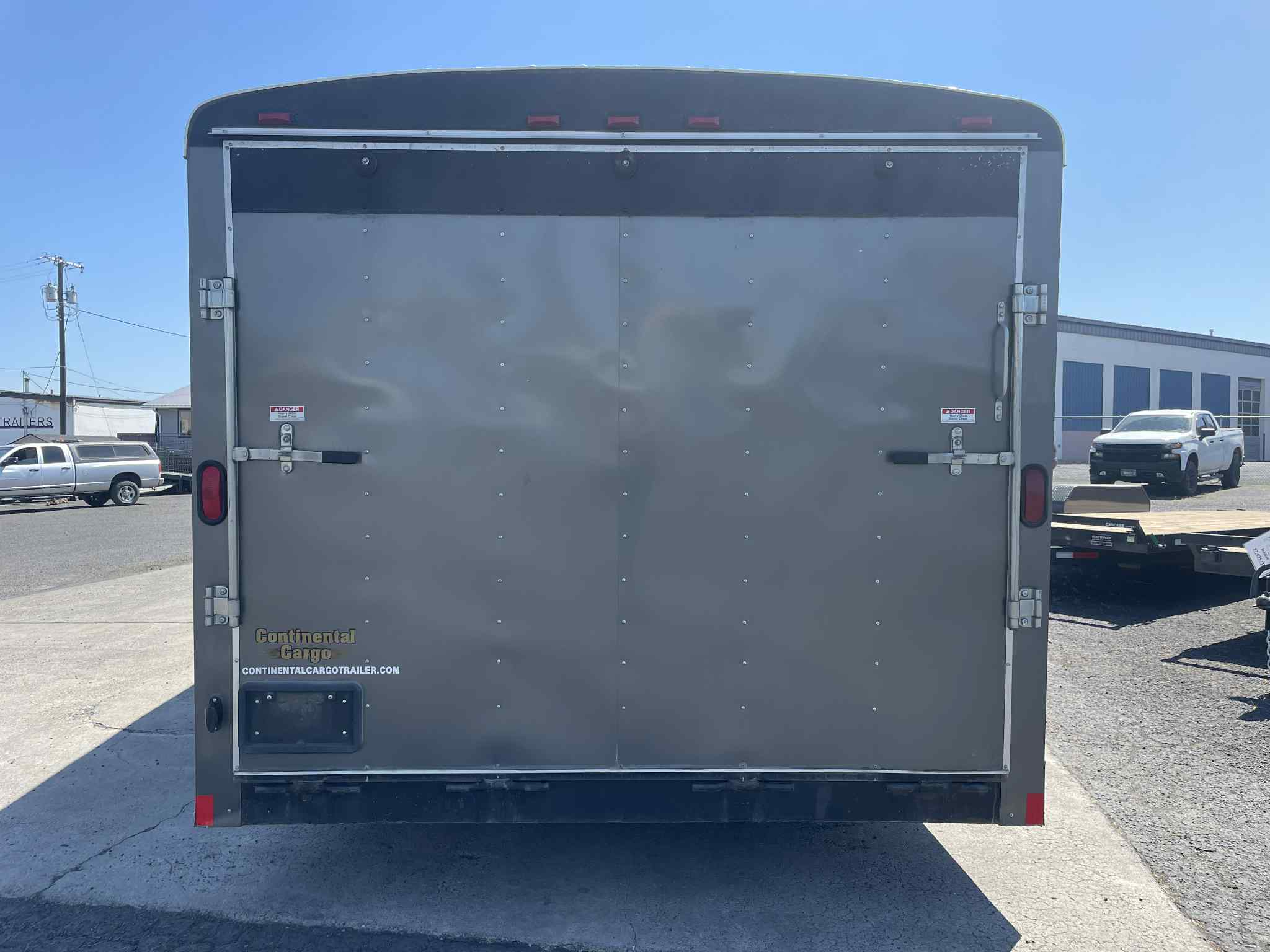 2014 Continental Cargo 8.5 x 16 Tail Wind Enclosed Trailer **Used ...