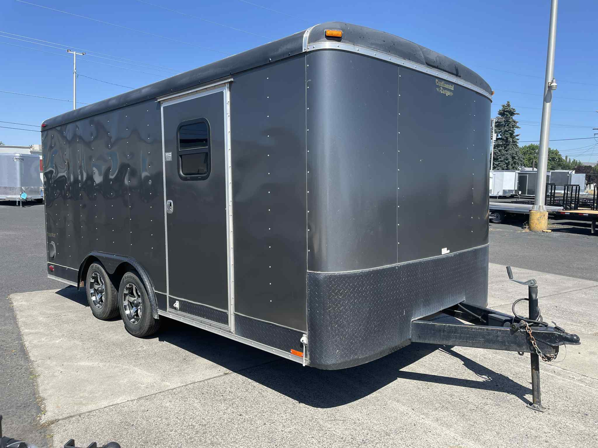 2014 Continental Cargo 8.5 x 16 Tail Wind Enclosed Trailer **Used ...
